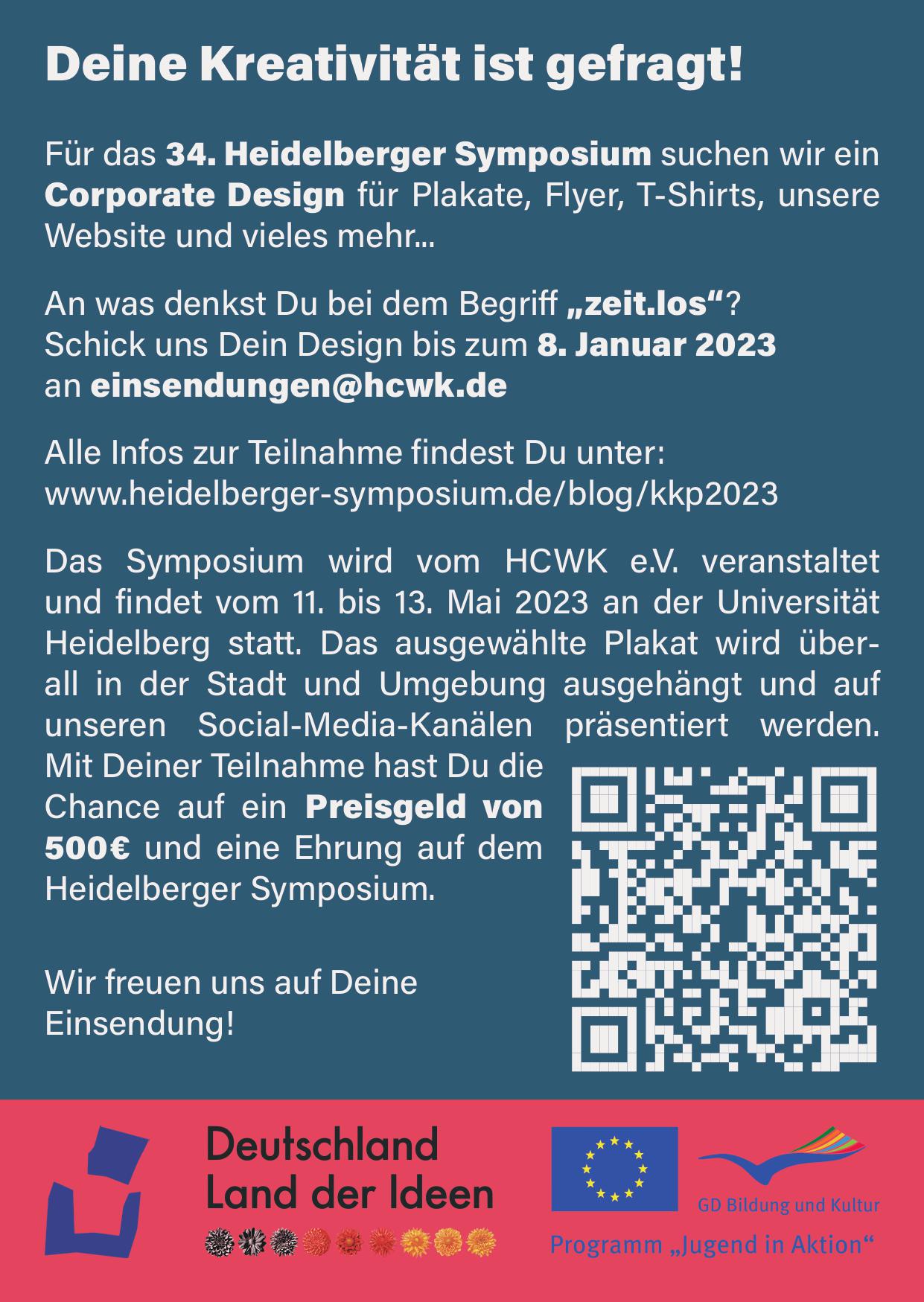 CALL FOR ENTRIES | Corporate Design zum 34. Heidelberger Symposium ...